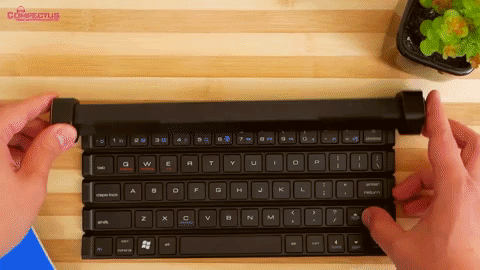 Revolutionary Foldable Bluetooth Keyboard with Built-in Speakers ...