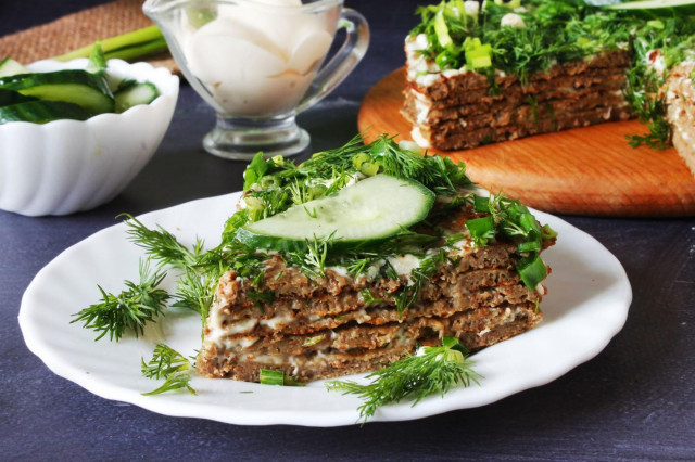 Delicious Classic Beef Liver Layered Cake: A Flavorful Feast | № 145932 ...